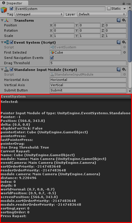 Unity UGUI 原理篇(四)：Event System Manager 事件與觸發 – ARKAI Studio